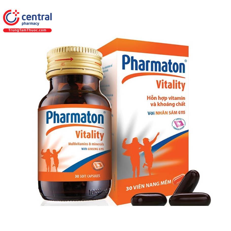 Thuốc bổ chứa nhân sâm Pharmaton Vitality tăng cường sức khỏe