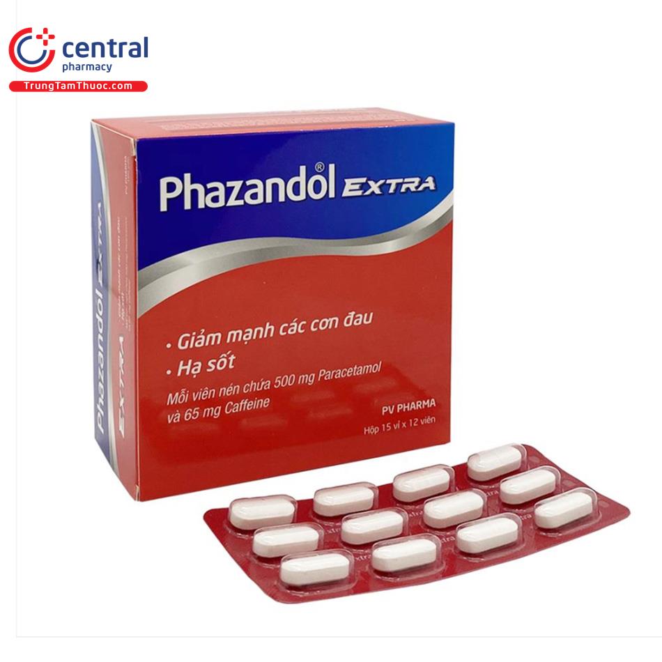 [CHÍNH HÃNG] Thuốc Phazandol Extra: Hiệu quả tức thì, giảm đau hạ sốt