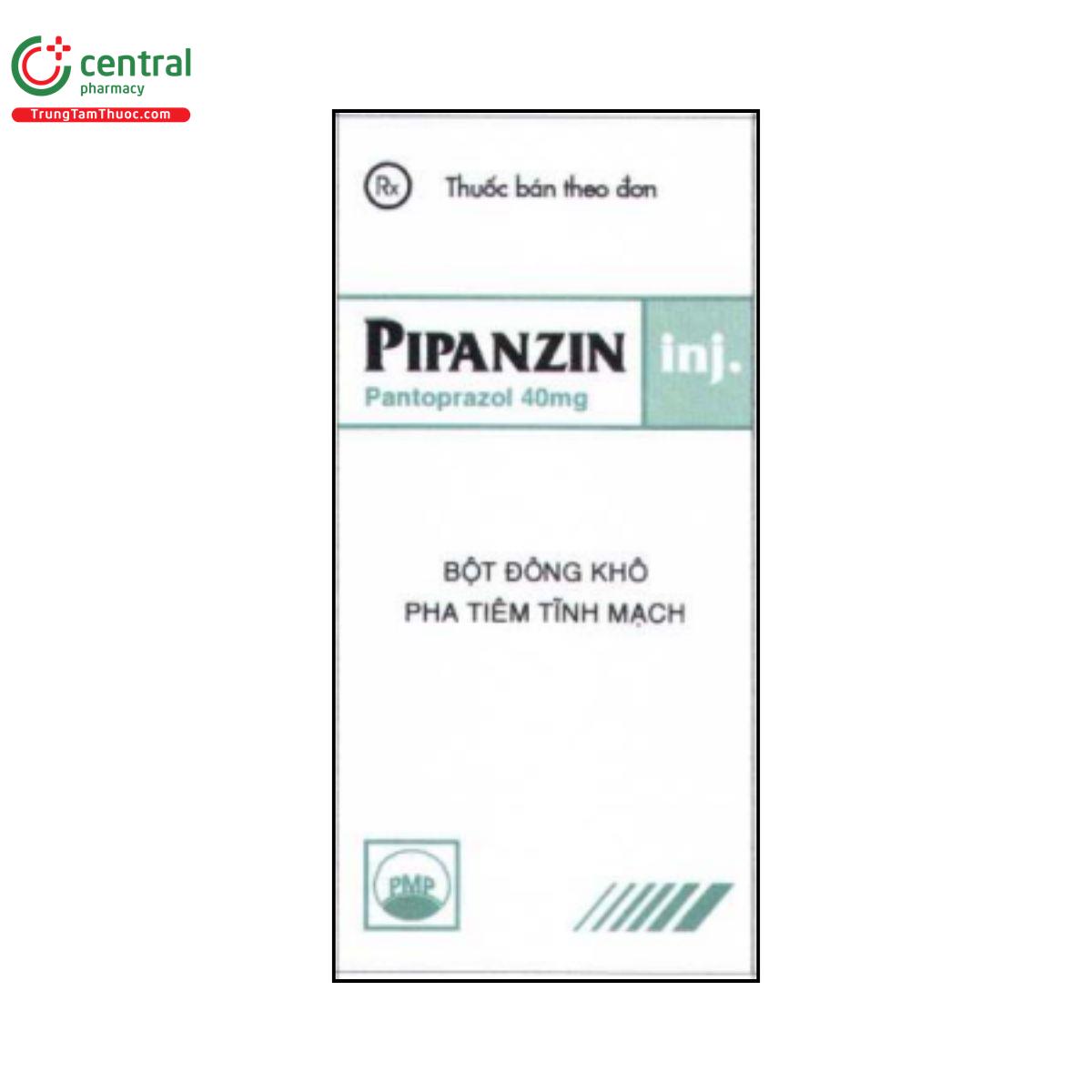 Thuốc Pipanzin Inj điều trị viêm loét dạ dày tá tràng, trào ngược dạ dày