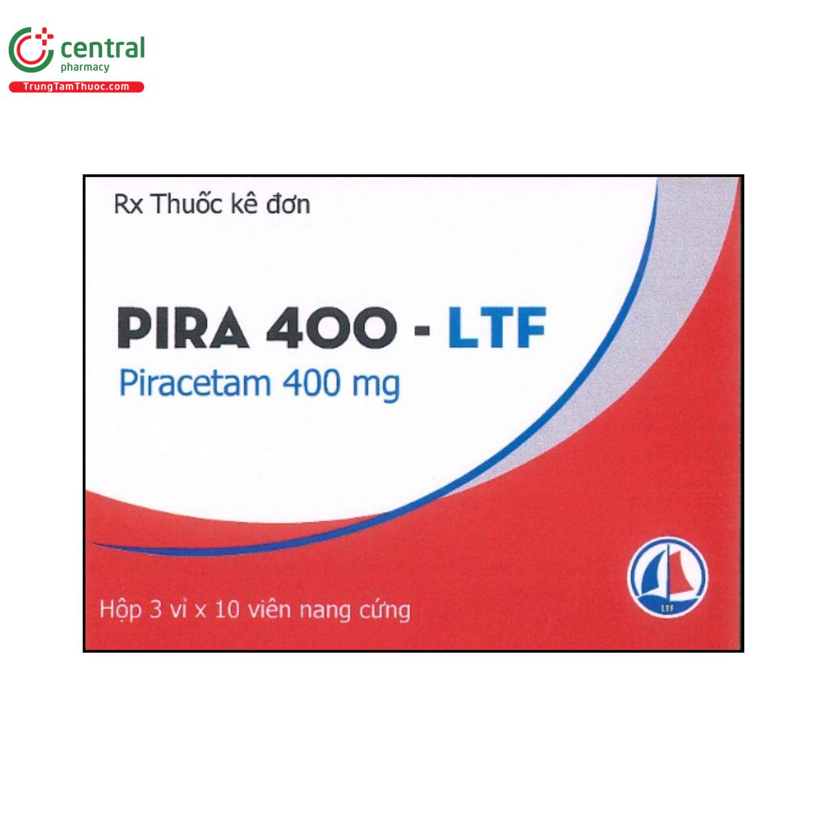 Thuốc Pira 400-LTF giúp tăng cường trí nhớ, phục hồi sau tai biến