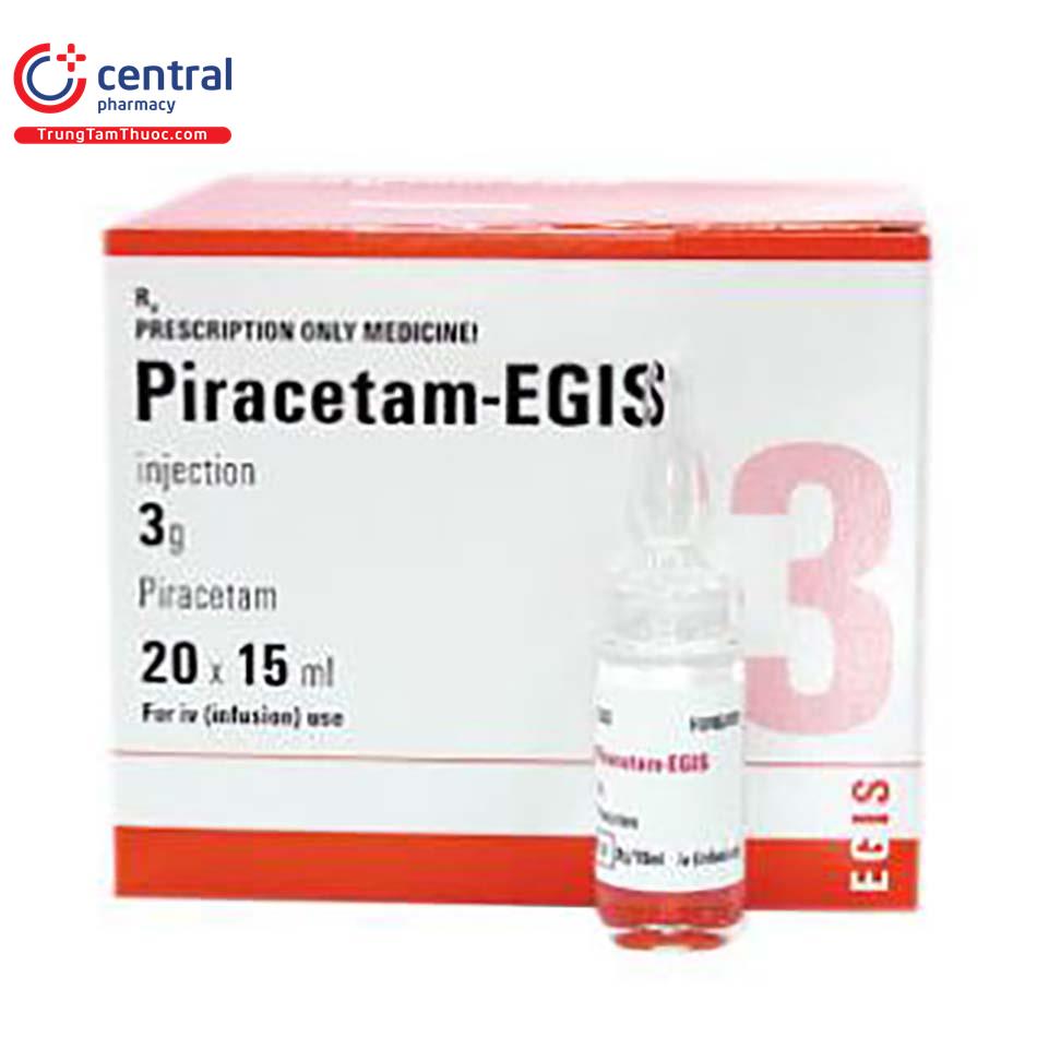 Piracetam-Egis 3g/15ml: Tác dụng, cách dùng, chống chỉ định