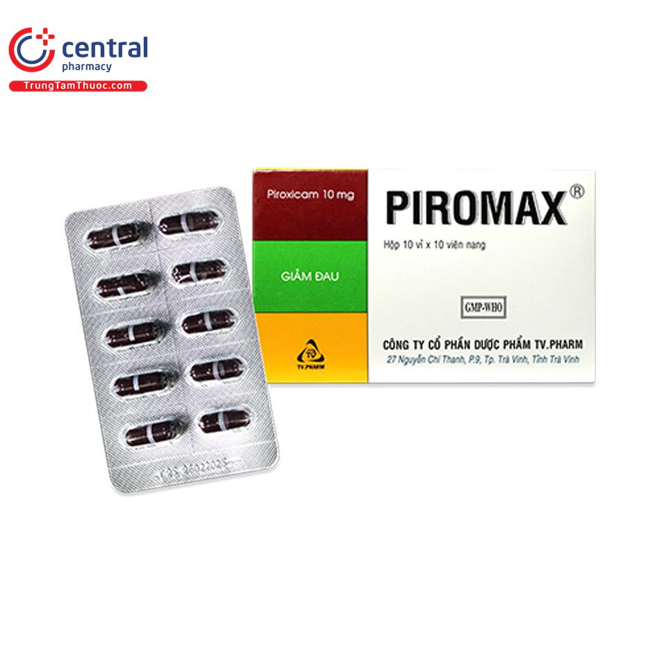 [CHÍNH HÃNG] Thuốc Piromax 10mg - điều trị viêm xương khớp