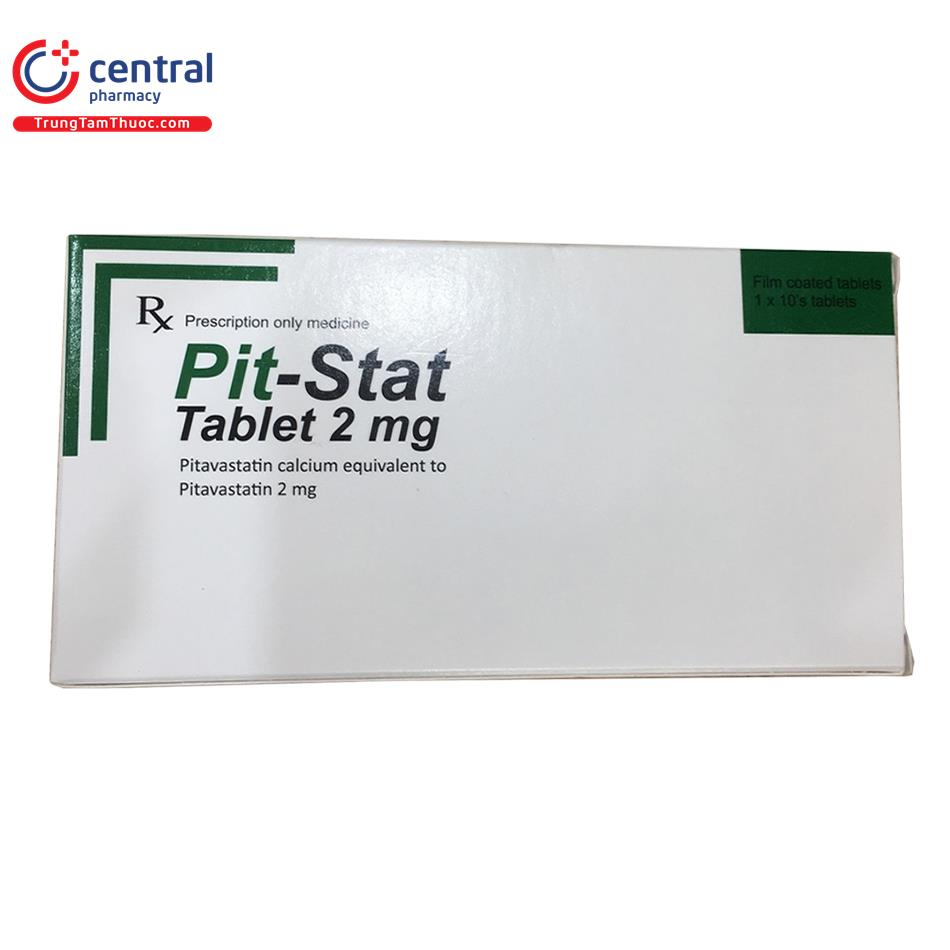 [CHÍNH HÃNG] Thuốc Pit-Stat 2mg điều trị mỡ máu cao
