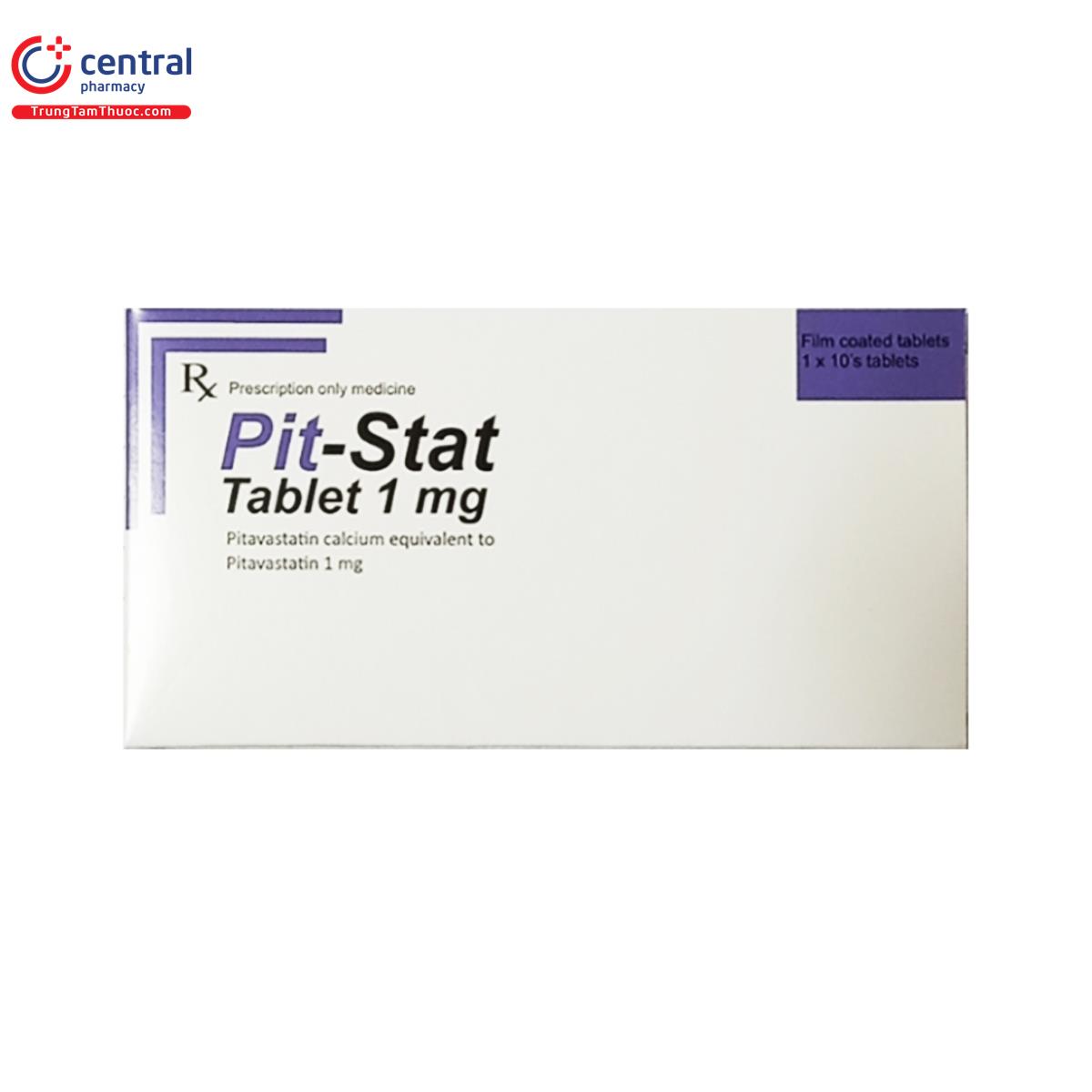 Thuốc Pit-Stat Tablet 1mg - Điều trị tăng cholesterol máu
