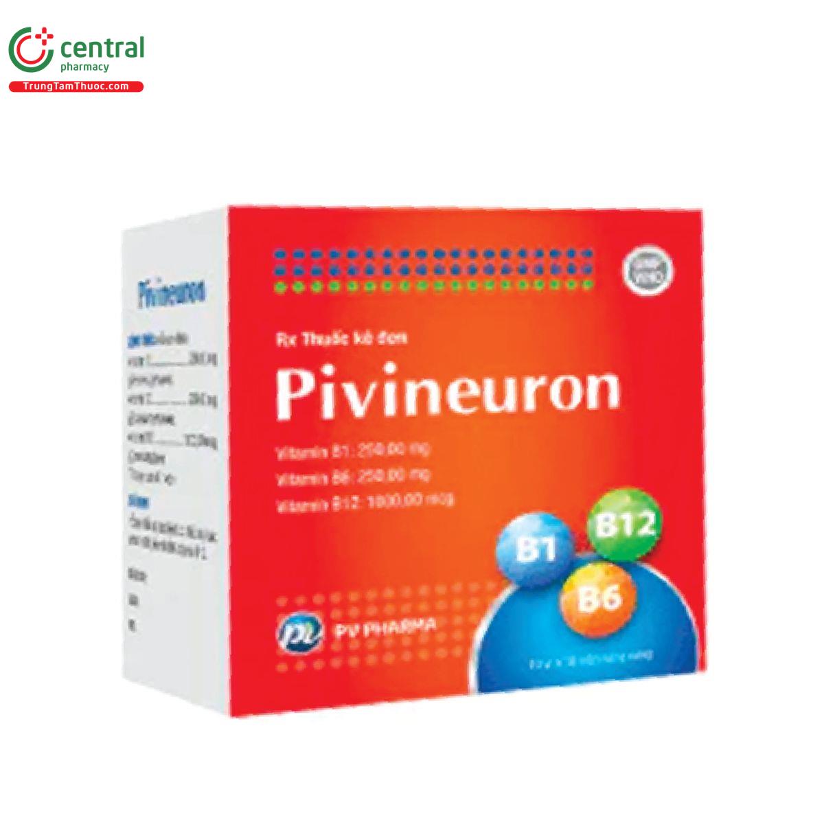 Thuốc Pivineuron điều trị viêm dây thần kinh, thiếu vitamin B1, B6, B12