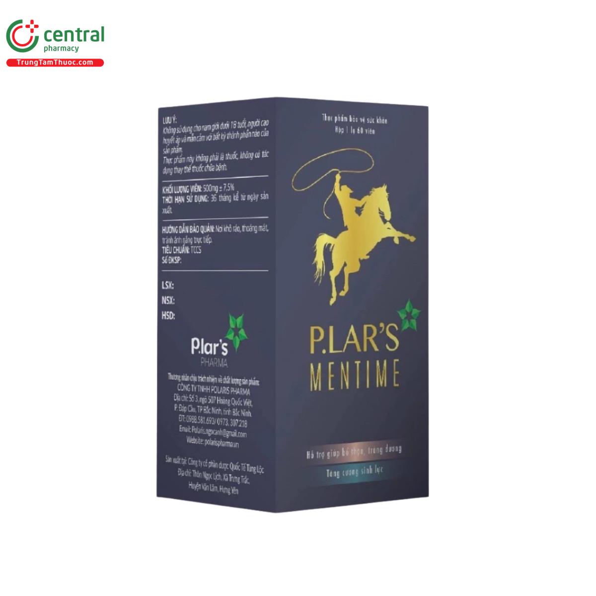 P.Lar’s Men Time - Hỗ trợ bổ thận, tăng cường sinh lực phái mạnh