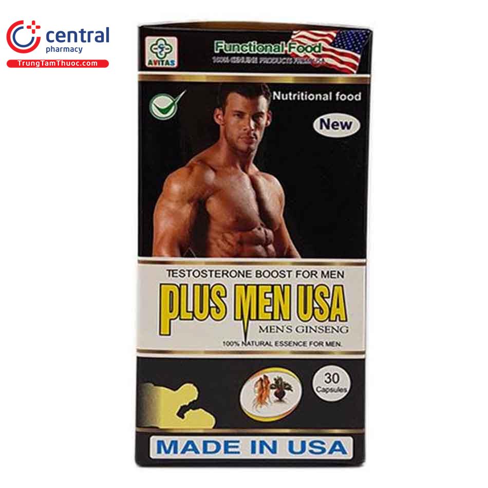 [CHÍNH HÃNG] Thuốc Plus Men USA tăng cường thể lực, sinh lý phái mạnh