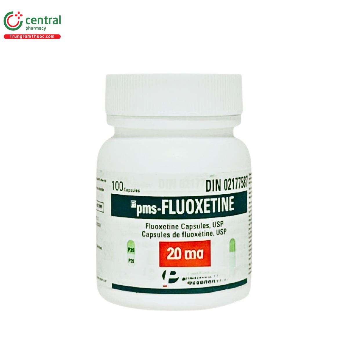 Thuốc PMS-Fluoxetine 20mg điều trị bệnh trầm cảm, rối loạn hoảng sợ