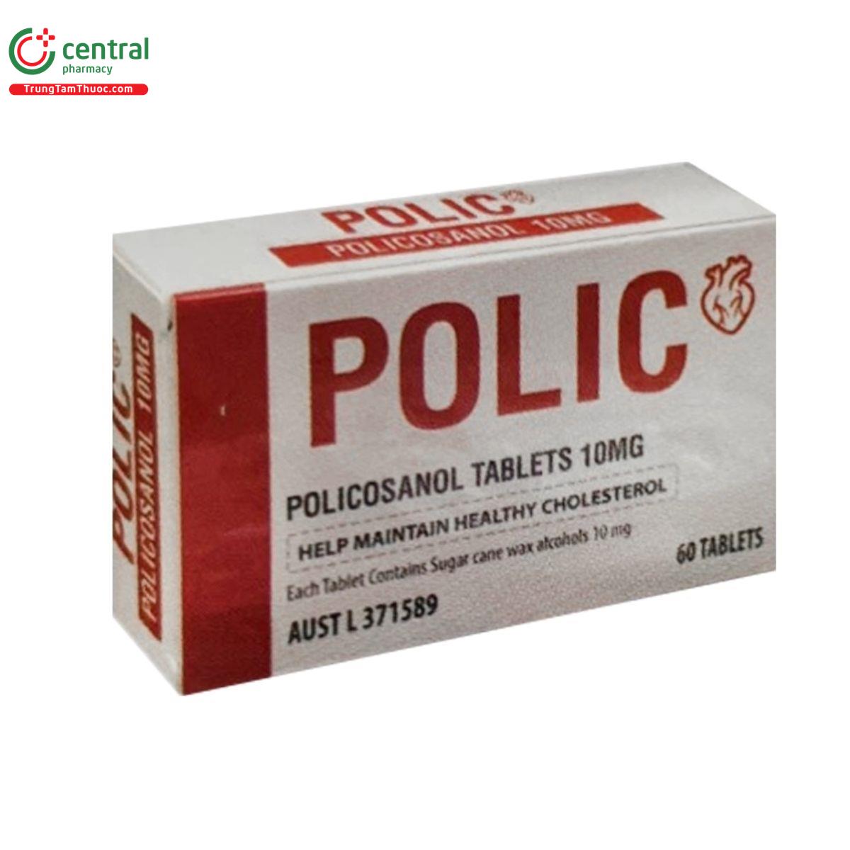 Polic 10mg - cân bằng cholesterol máu, phòng ngừa xơ vữa động mạch