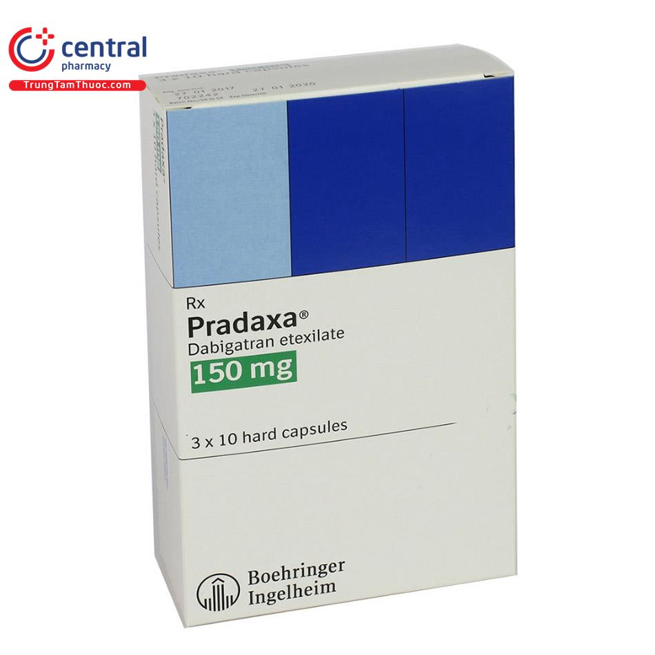 [CHÍNH HÃNG] Thuốc Pradaxa 150mg phòng ngừa tai biến mạch máu não