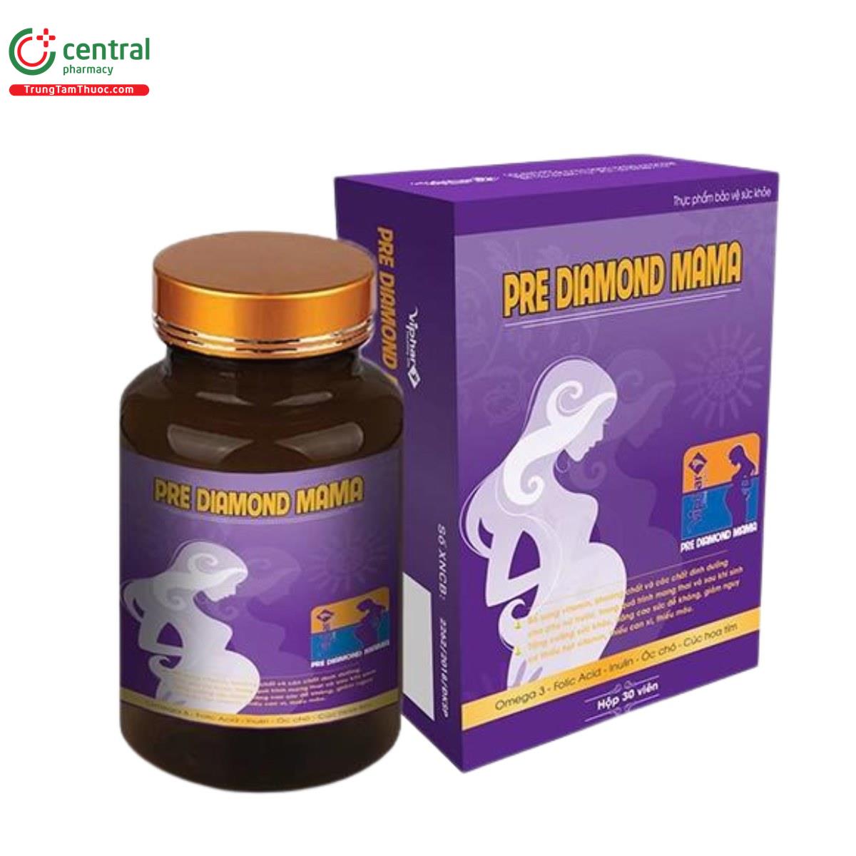 Pre Diamond Mama - Nguồn dinh dưỡng toàn diện cho phụ nữ mang thai