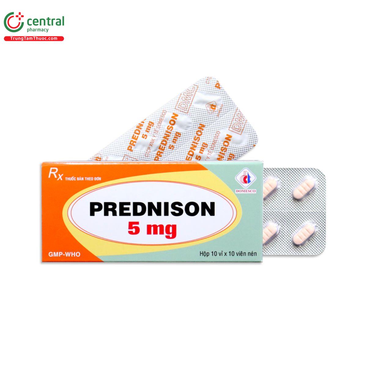Thuốc Prednison 5mg Domesco kháng viêm chống dị ứng mua ở đâu?