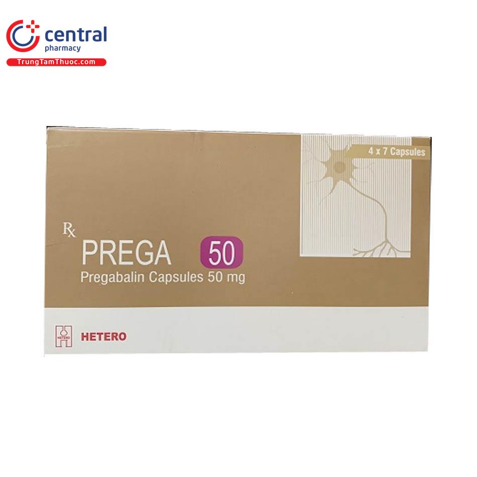 [CHÍNH HÃNG] Thuốc Prega 50mg - điều trị đau dây thần kinh