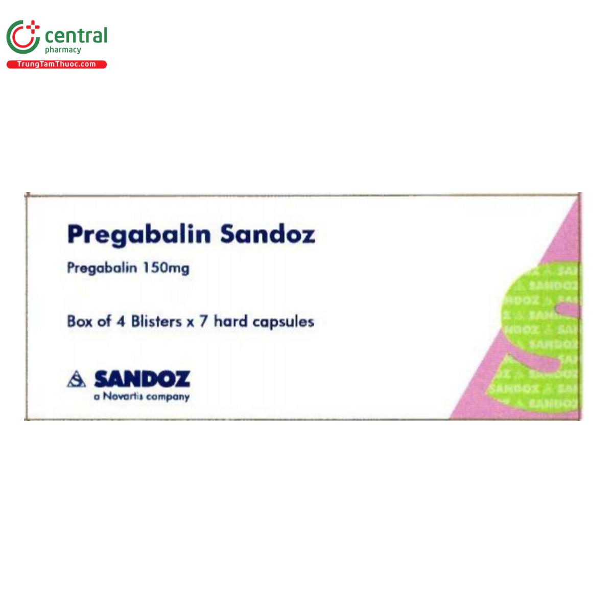 Thuốc Pregabalin Sandoz 150mg - Điều trị đau dây thần kinh, động kinh
