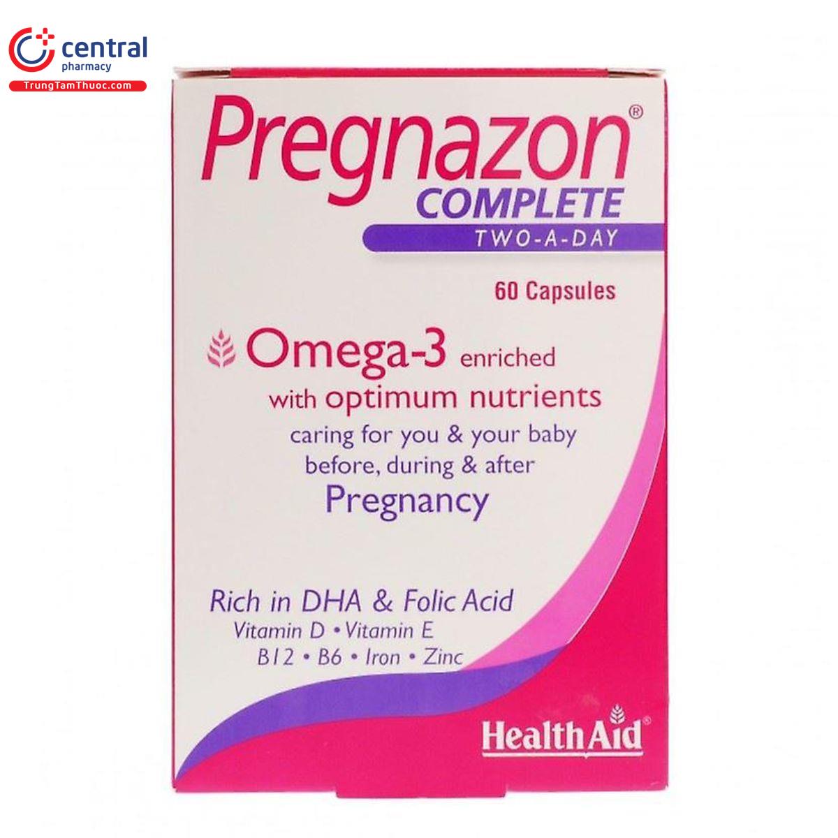 Thuốc Pregnazon Complete - Bổ sung Vitamin và khoáng chất