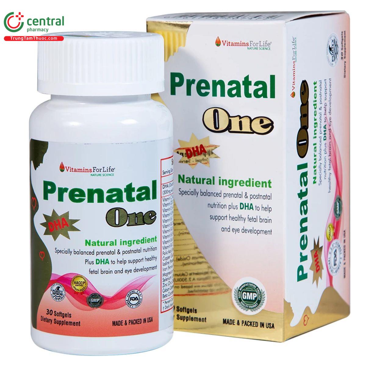 Thuốc Prenatal One (hộp 30 viên) - Bổ sung dưỡng chất cho bà bầu