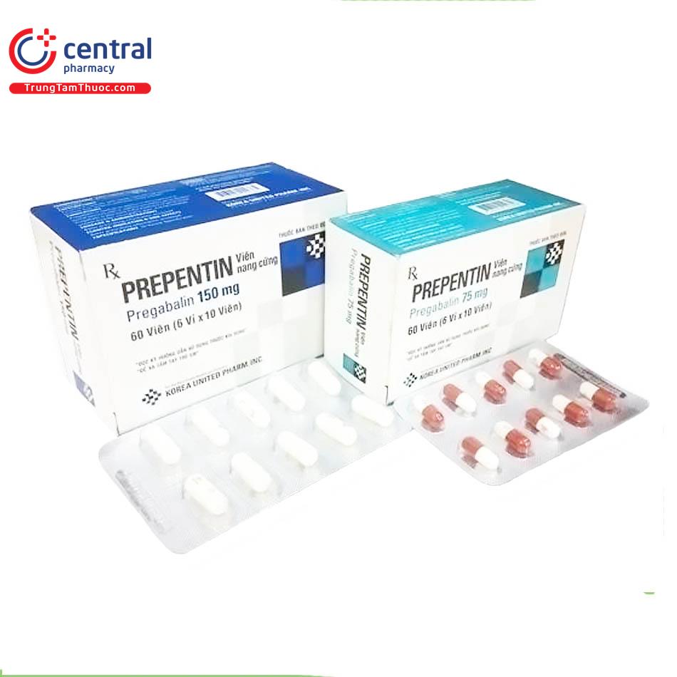 [CHÍNH HÃNG] Thuốc Prepentin 75mg - Giảm đau thần kinh hiệu quả