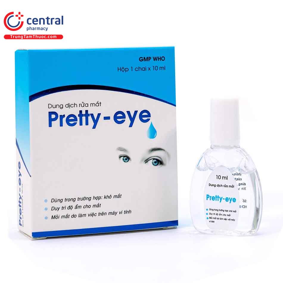[CHÍNH HÃNG] Thuốc nhỏ mắt Bình Định Pretty-Eye dưỡng mắt an toàn