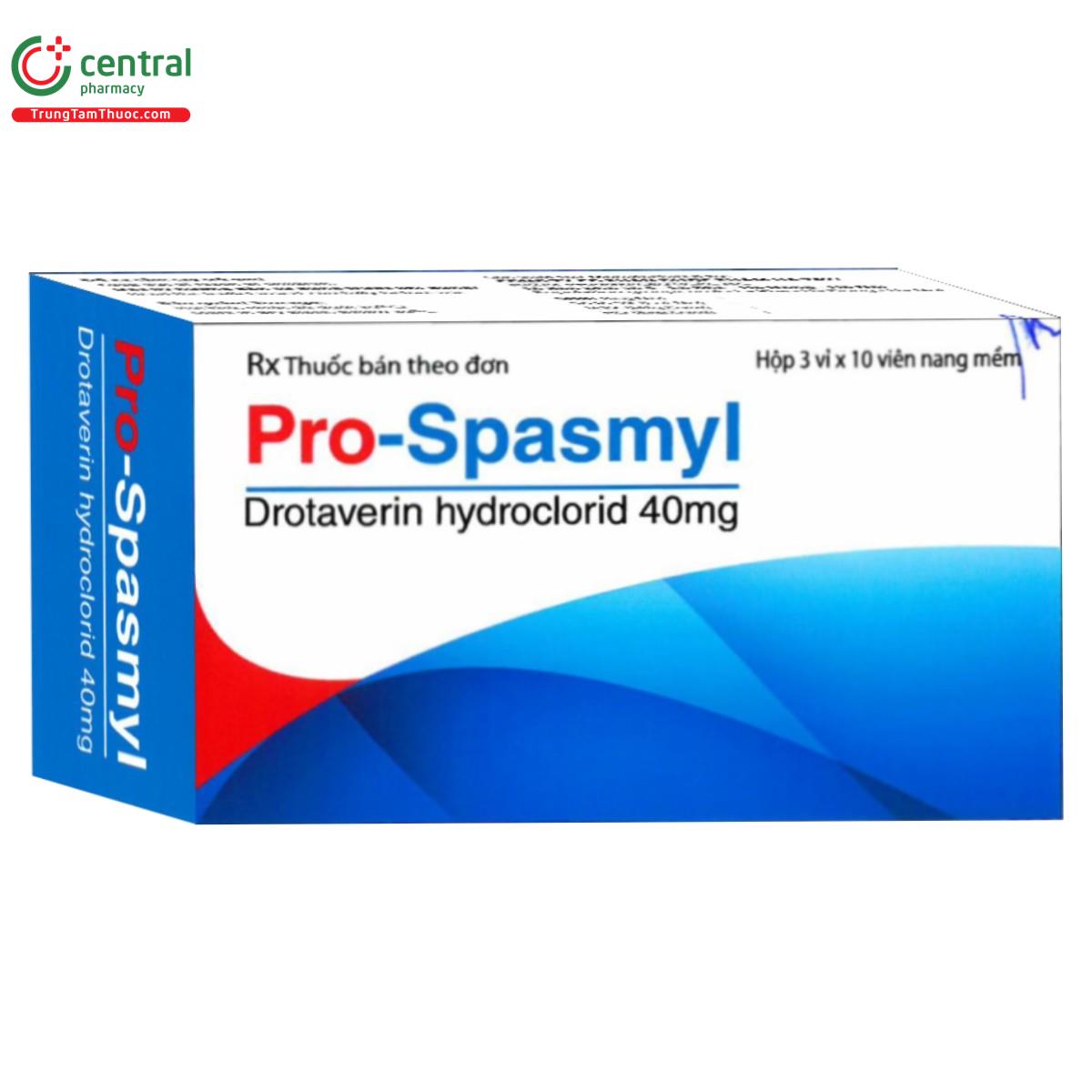 Thuốc Pro-Spasmyl 40mg điều trị co thắt dạ dày-ruột, co thắt tử cung