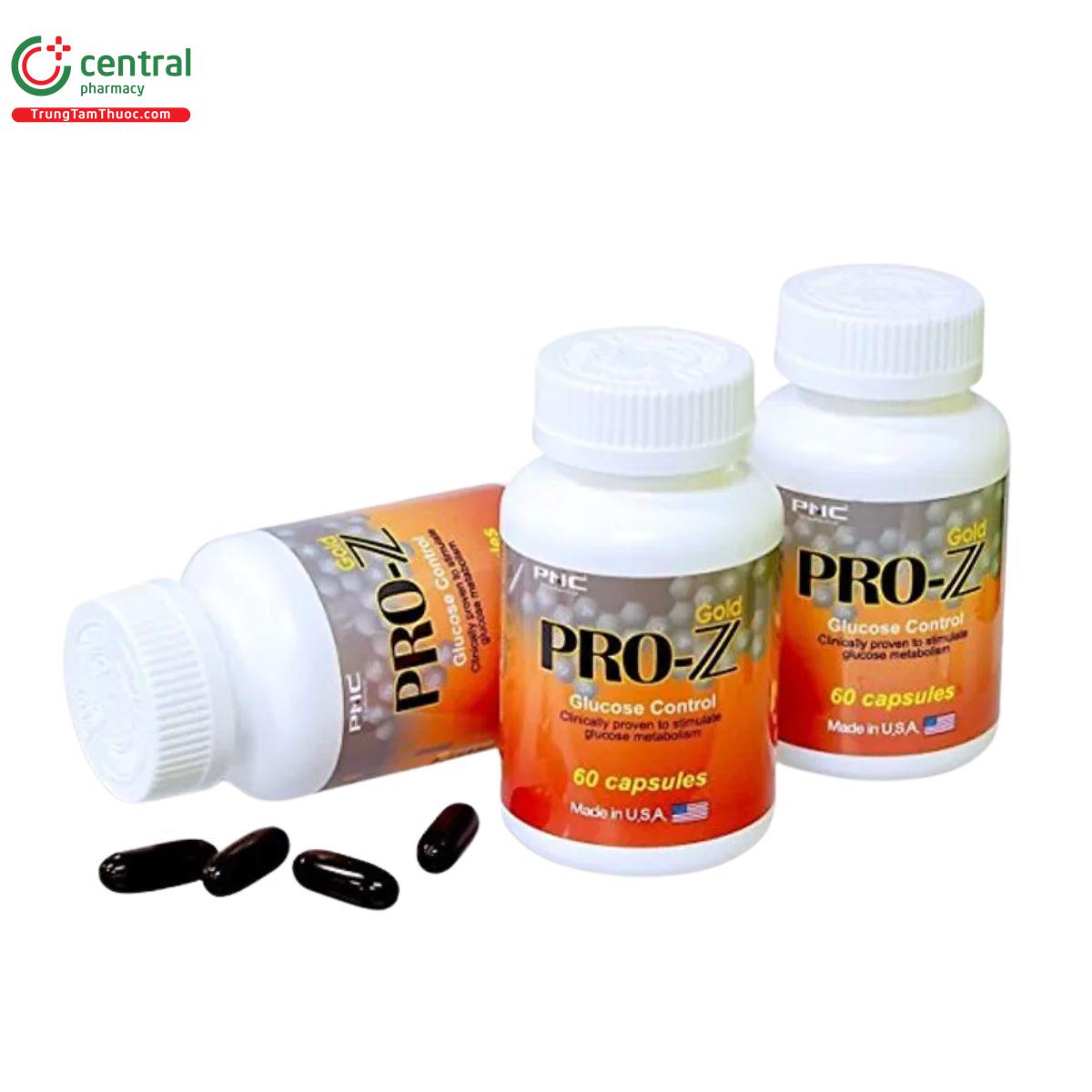 Thuốc Pro-Z Gold Glucose Control duy trì mức đường huyết ổn định