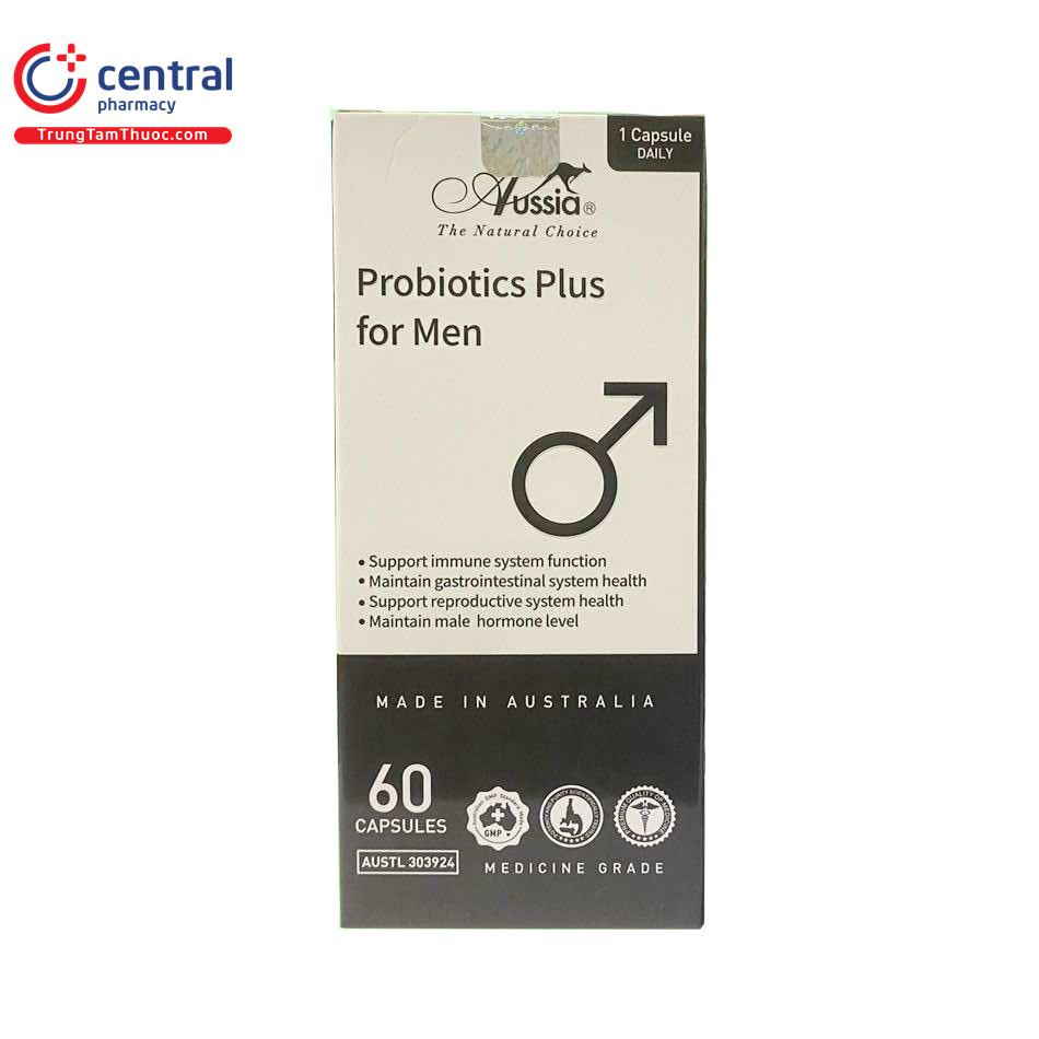 [CHÍNH HÃNG] Men tiêu hóa Probiotics Plus for Men dành cho nam giới
