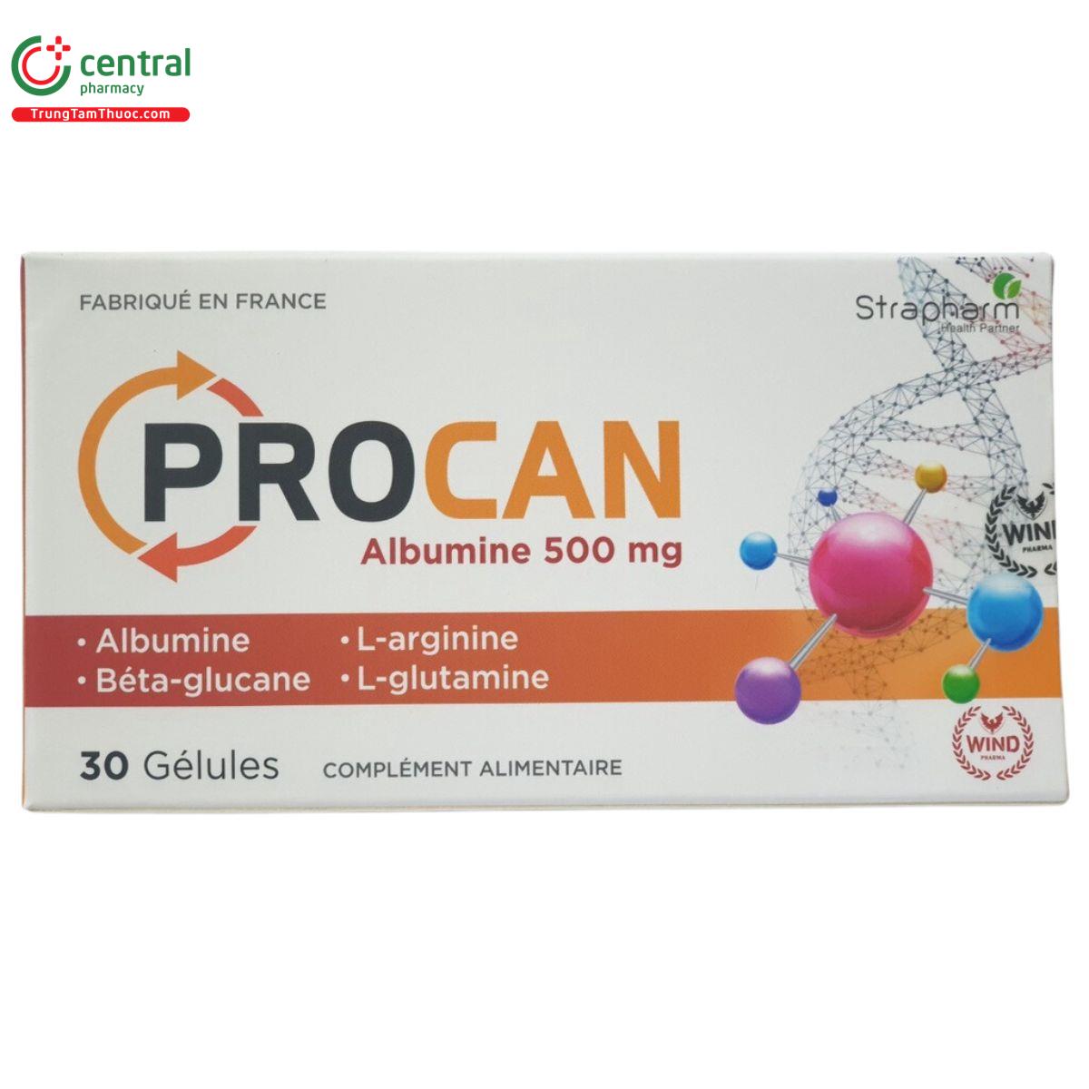 Thuốc Procan Albumine 500mg - Bồ bổ sức khỏe, cải thiện chức năng gan