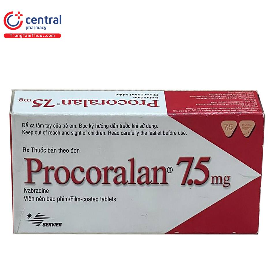 [CHÍNH HÃNG] Thuốc Procoralan 7.5mg điều trị chứng đau thắt ngực