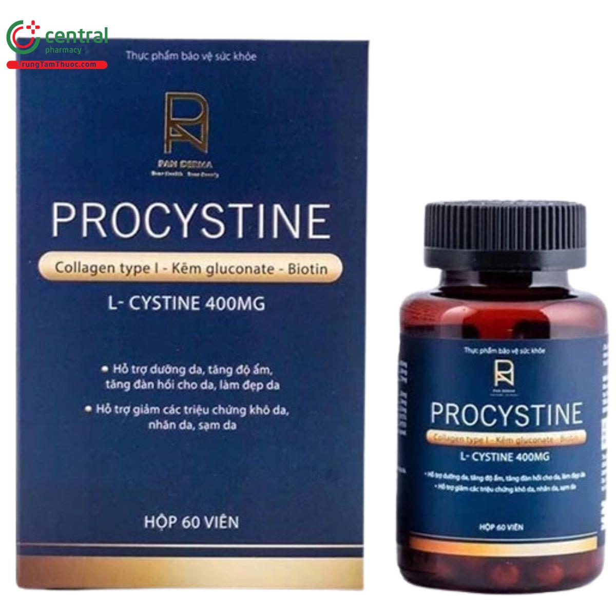 Thuốc Procystine (Lọ) Tăng độ ẩm cho da, dưỡng da ẩm mịn, làm đẹp da