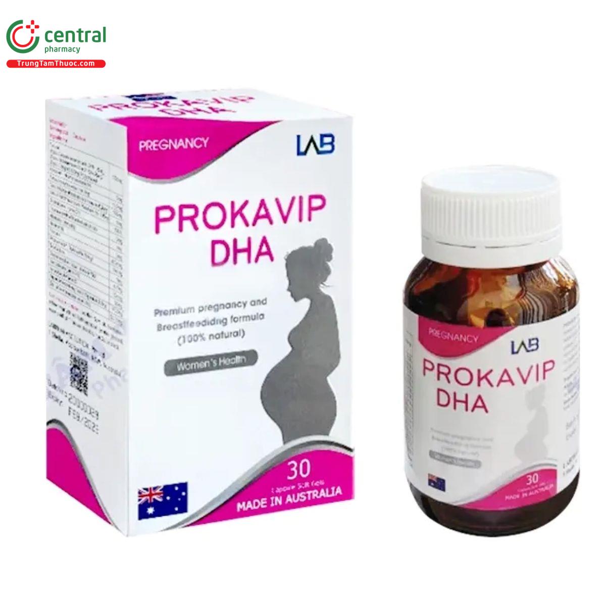 Thuốc Prokavip DHA 30 viên bổ sung dưỡng chất và vitamin cho bà bầu
