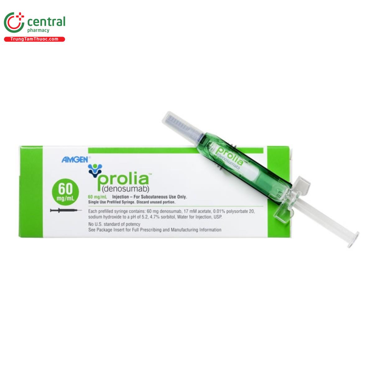 Thuốc Prolia 60mg: Điều trị loãng xương và mất mô xương ở người lớn