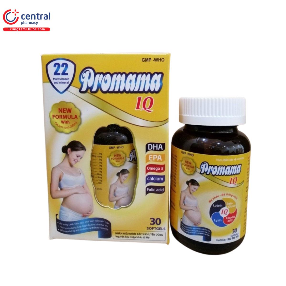 Thuốc Promama IQ - Bổ sung sắt cho phụ nữ mang thai
