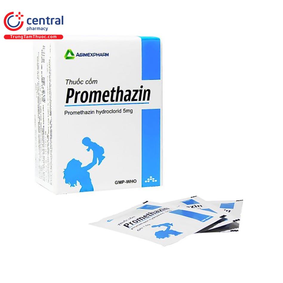 Thuốc Promethazin 5mg Agimexpharm: Tác dụng, liều dùng, cách dùng