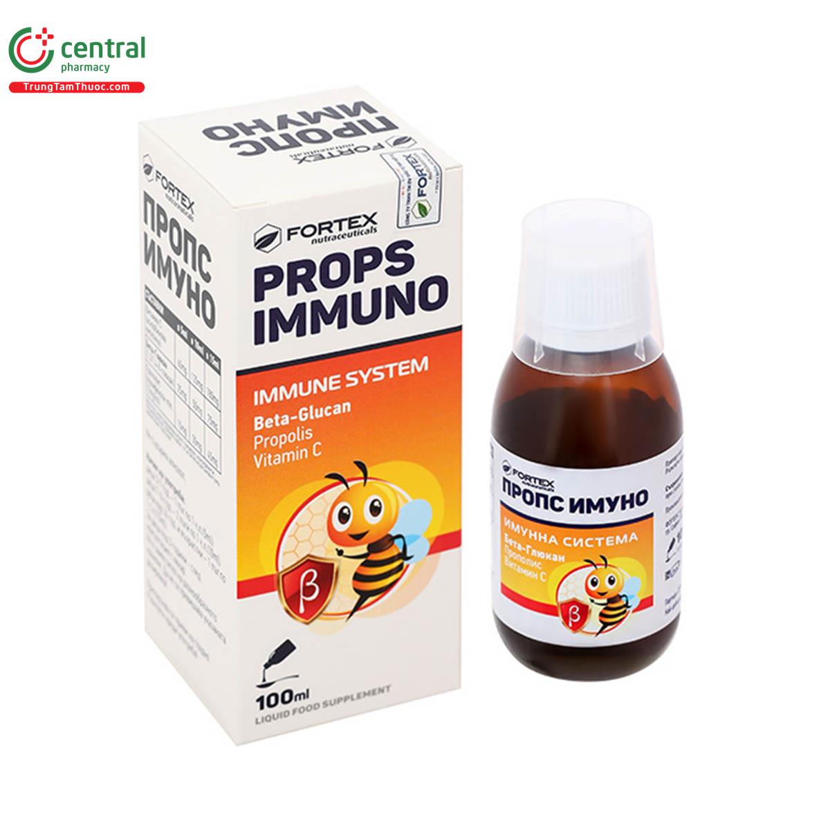 Siro PropsImmuno 100ml - Tăng cường sức đề kháng, giảm căng thẳng