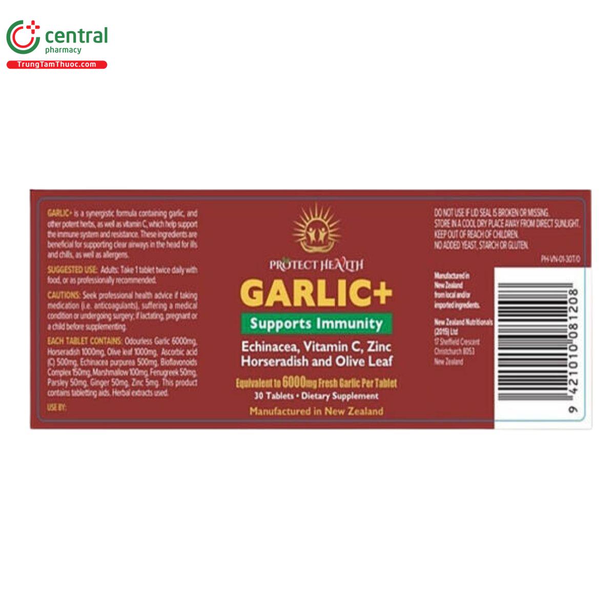 Protect Health Garlic hỗ trợ tăng cường sức khỏe, tăng cường đề kháng
