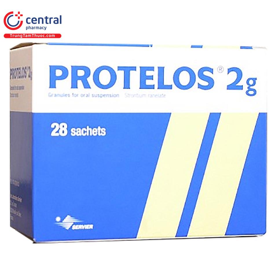 Thuốc Protelos 2g điều trị loãng xương cho phụ nữ sau mãn kinh