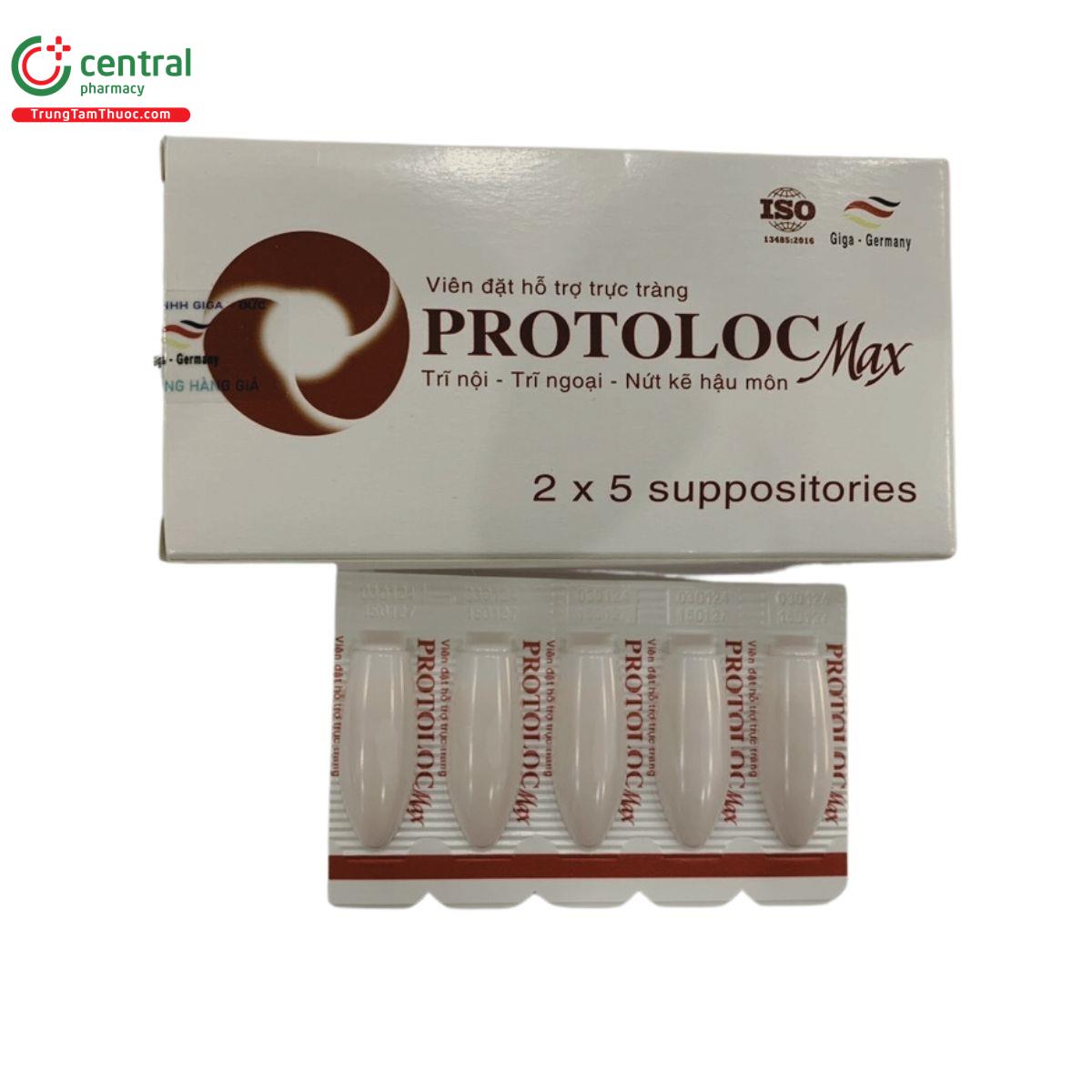 Thuốc đặt Protoloc Max - Hỗ trợ điều trị bệnh trĩ, nứt kẽ hậu môn