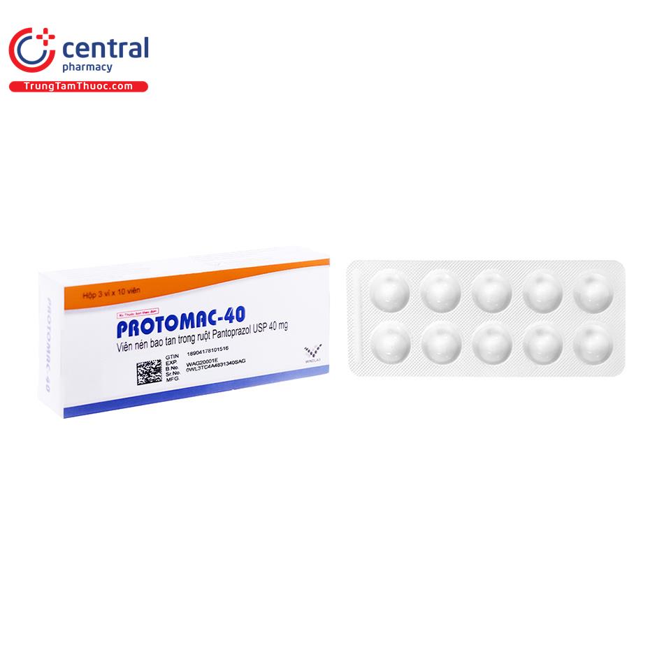 [CHÍNH HÃNG] Thuốc Protomac-40 điều trị trào ngược thực quản