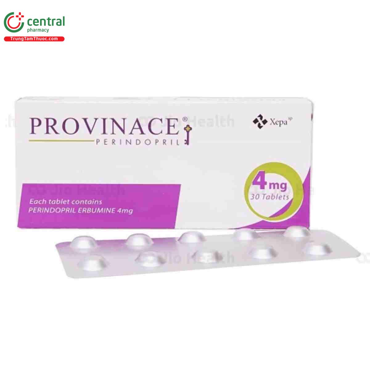 Thuốc Provinace 4mg điều trị tăng huyết áp và suy tim hiệu quả