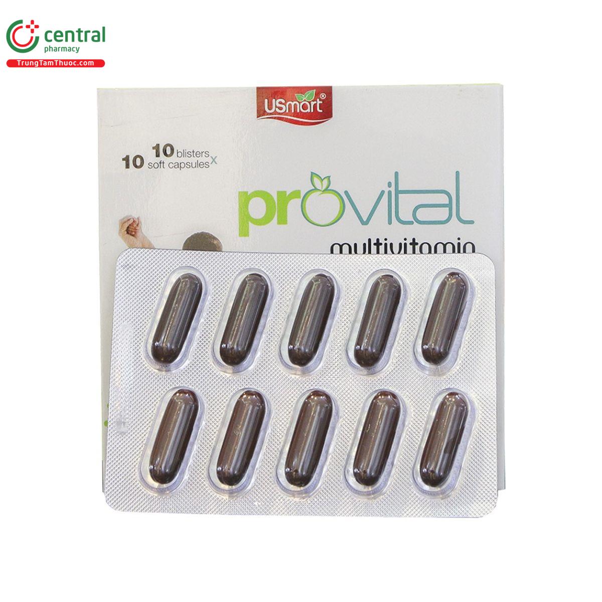 Thuốc Provital Multivitamin bổ sung vitamin và khoáng chất cho cơ thể