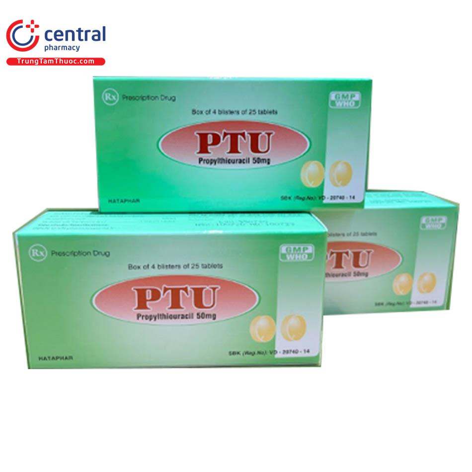 Thuốc PTU Hataphar: Cách dùng – liều dùng, lưu ý khi sử dụng