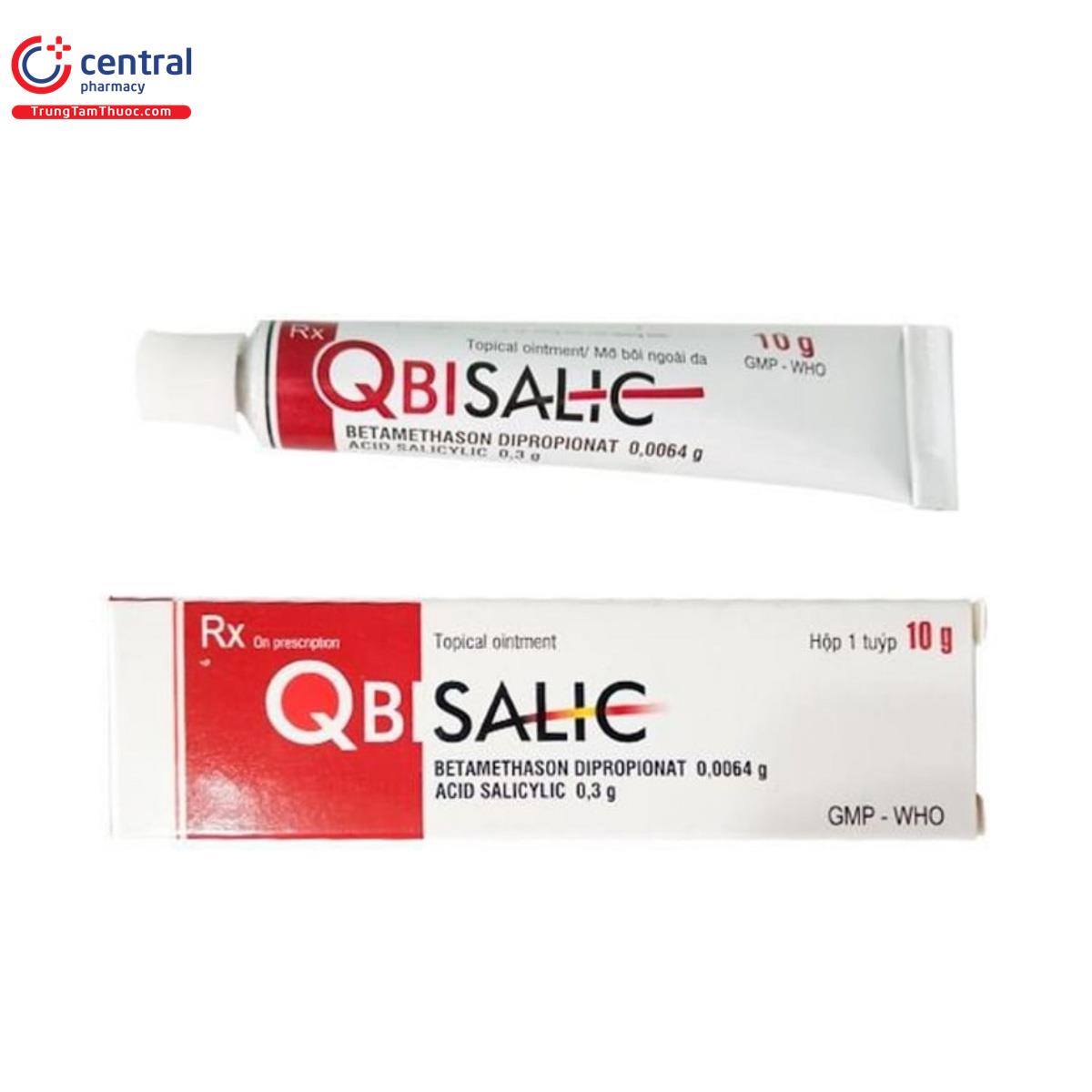 Thuốc Qbisalic 10g - Thuốc bôi điều trị viêm da của dược phẩm Quảng Bình