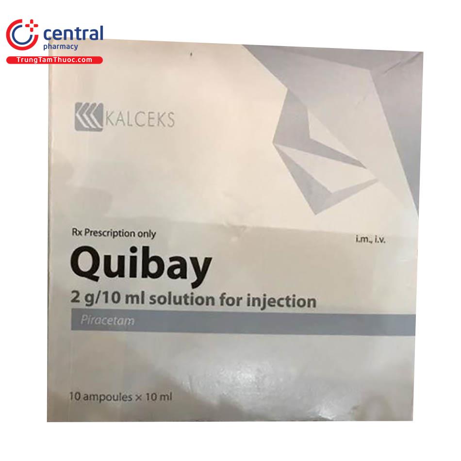 Thuốc Quibay 2g/10ml cải thiện trí nhớ: chỉ định, lưu ý