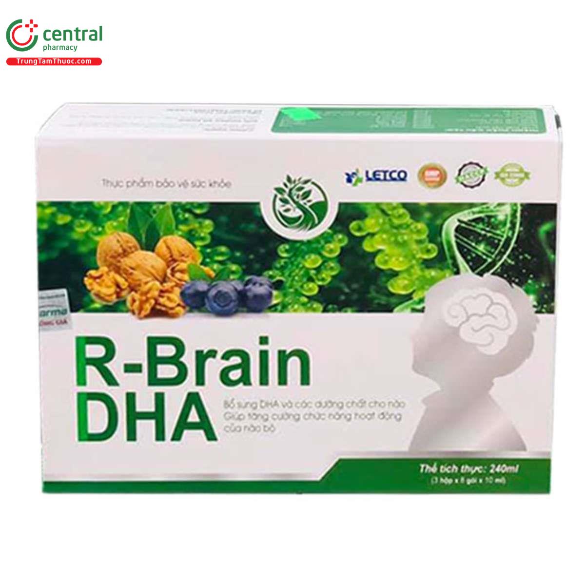 Thuốc R-Brain DHA bổ sung dinh dưỡng, tăng cường phát triển não bộ