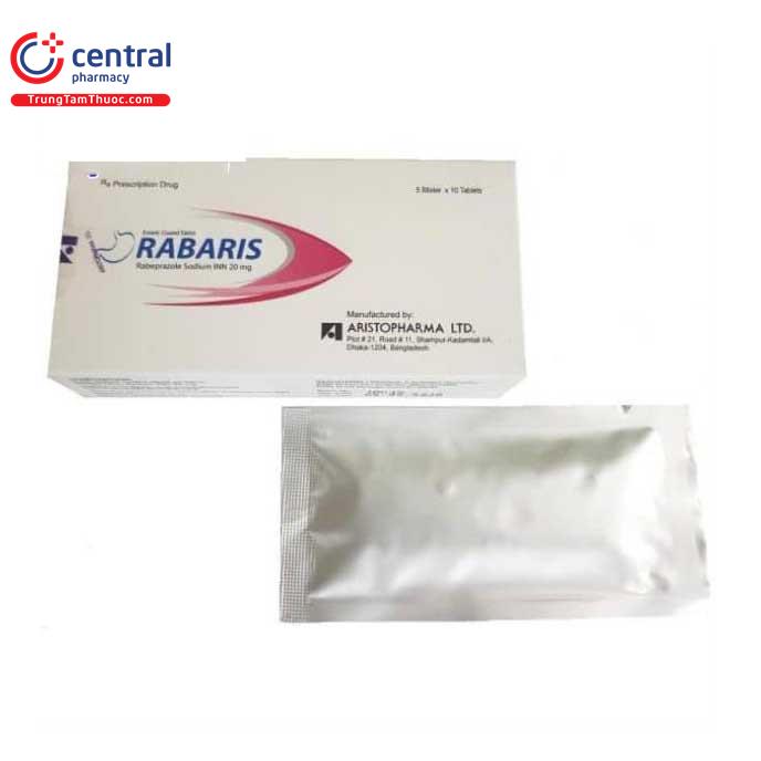 Thuốc Rabaris 20mg: Chỉ định, liều dùng và lưu ý sử dụng