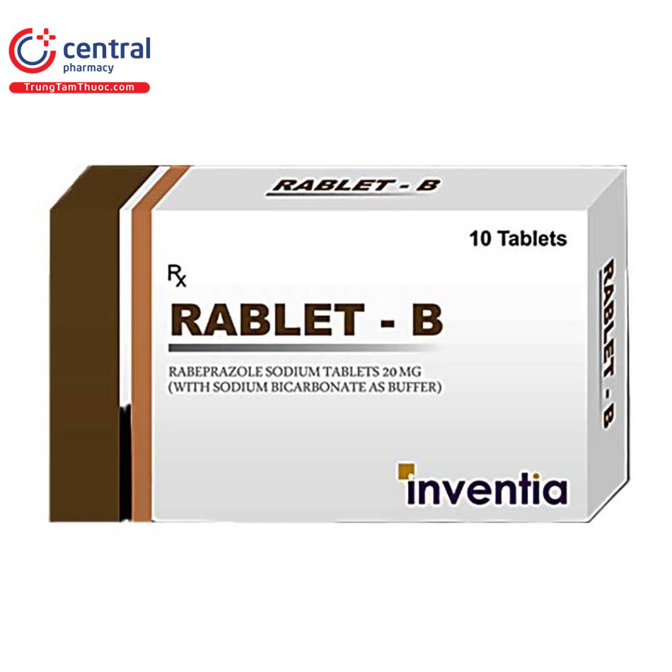 [CHÍNH HÃNG] Thuốc Rablet-B 20mg trị viêm loét dạ dày