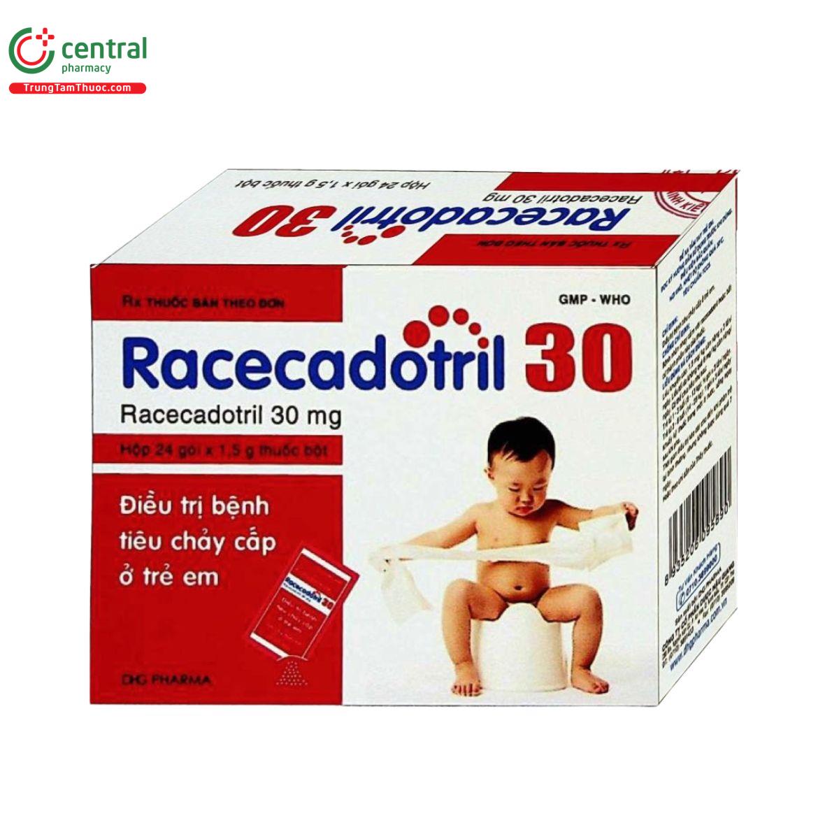 Thuốc Racecadotril 30mg DHG - Điều trị bệnh tiêu chảy cấp ở trẻ em