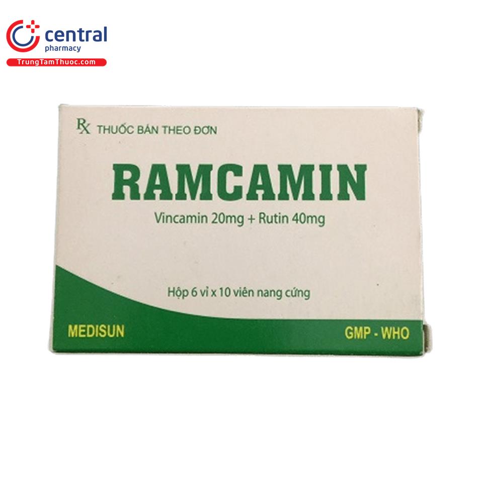 [CHÍNH HÃNG] Thuốc Ramcamin hỗ trợ điều trị tuần hoàn não