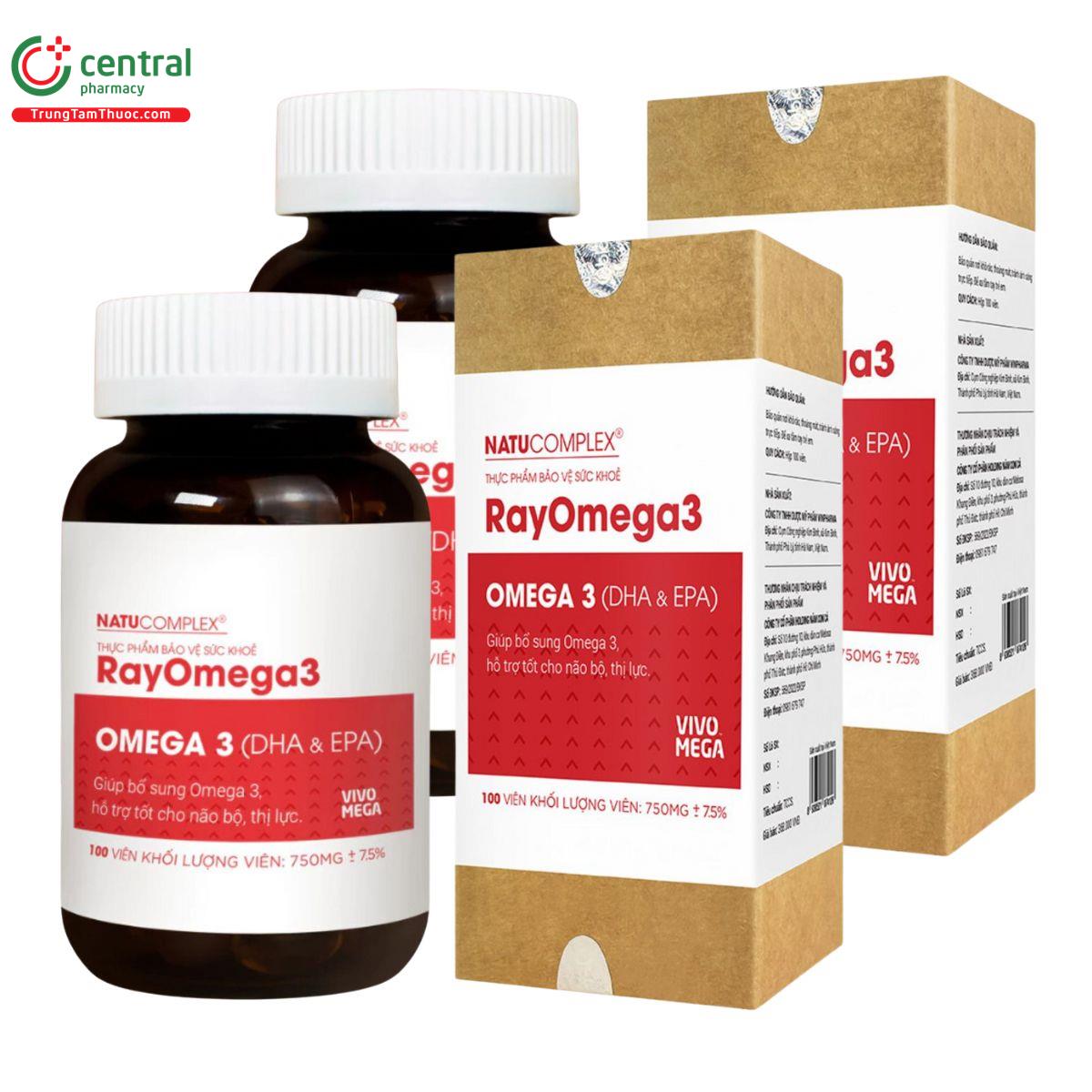 Thuốc RayOmega3 - Bổ sung dầu cá cho cơ thể giúp sáng mắt, bổ não