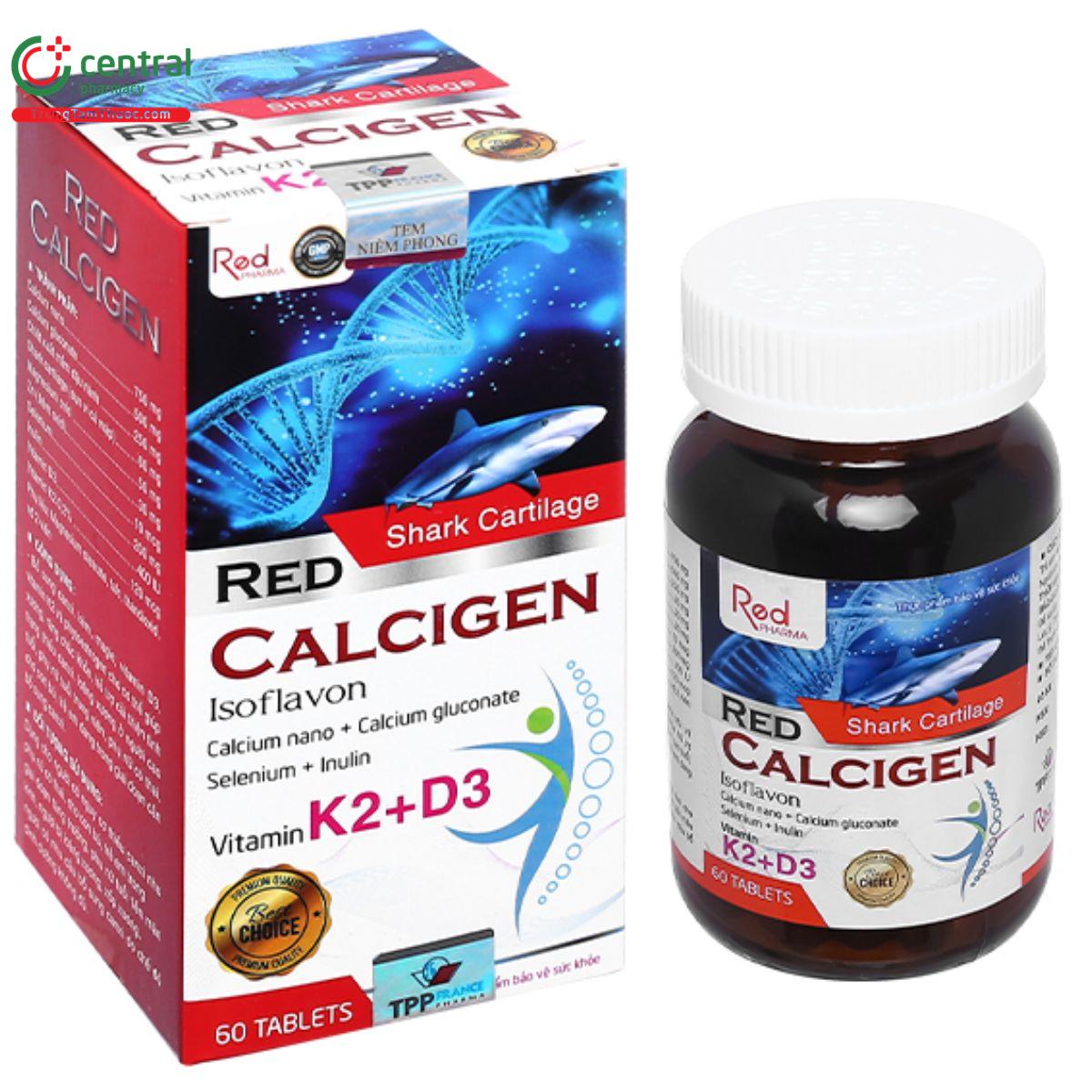 Thuốc Red Calcigen - Giúp phát triển và duy trì xương, răng chắc khỏe