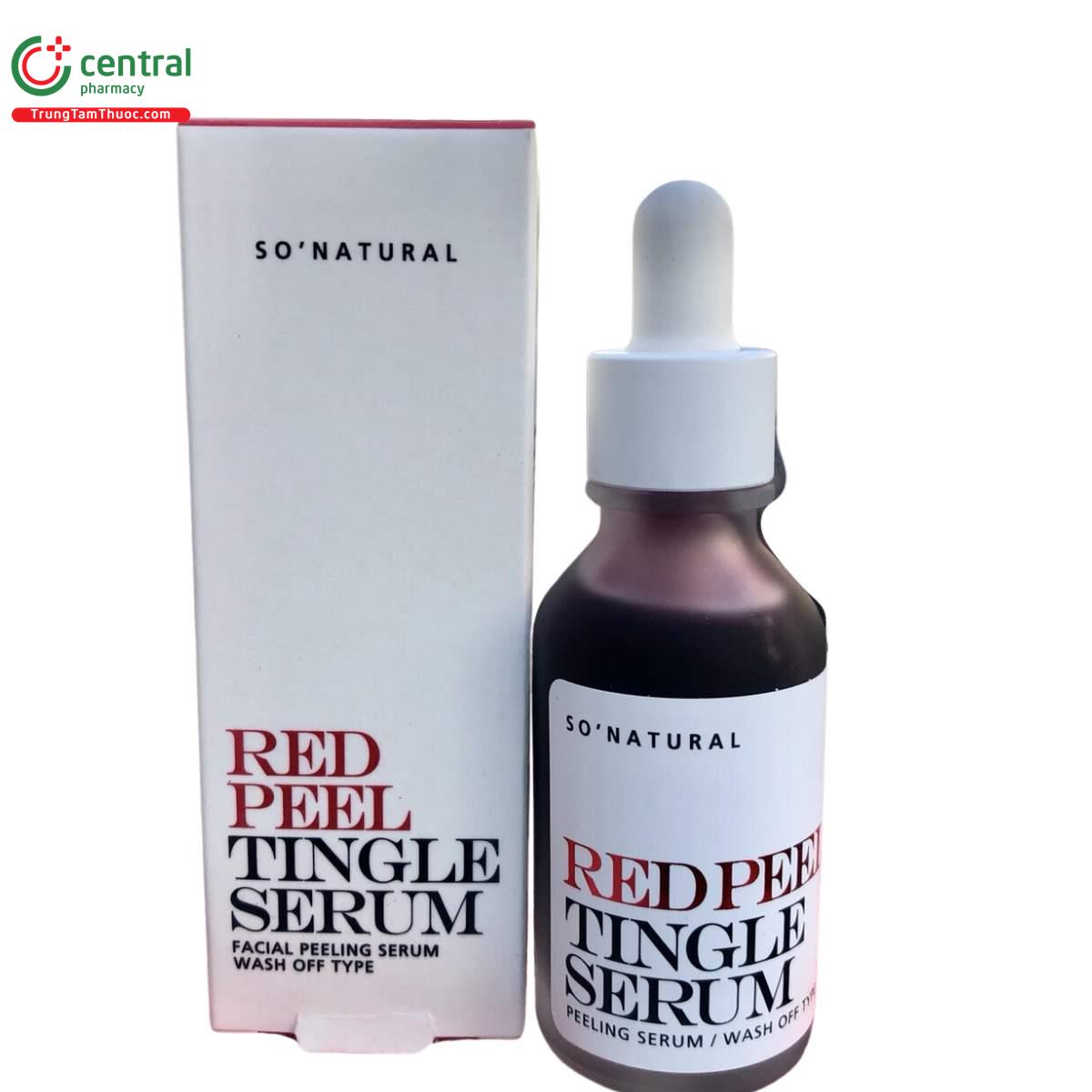 Red Peel Tingle Serum 35ml loại bỏ tế bào chết, làm sạch da, giảm mụn